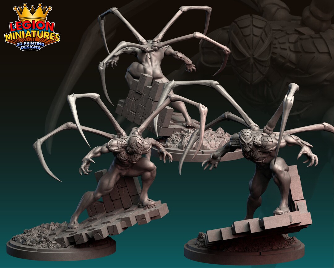 Arachnid Ultimate by Legion Miniatures Great for Display, Superhero ...