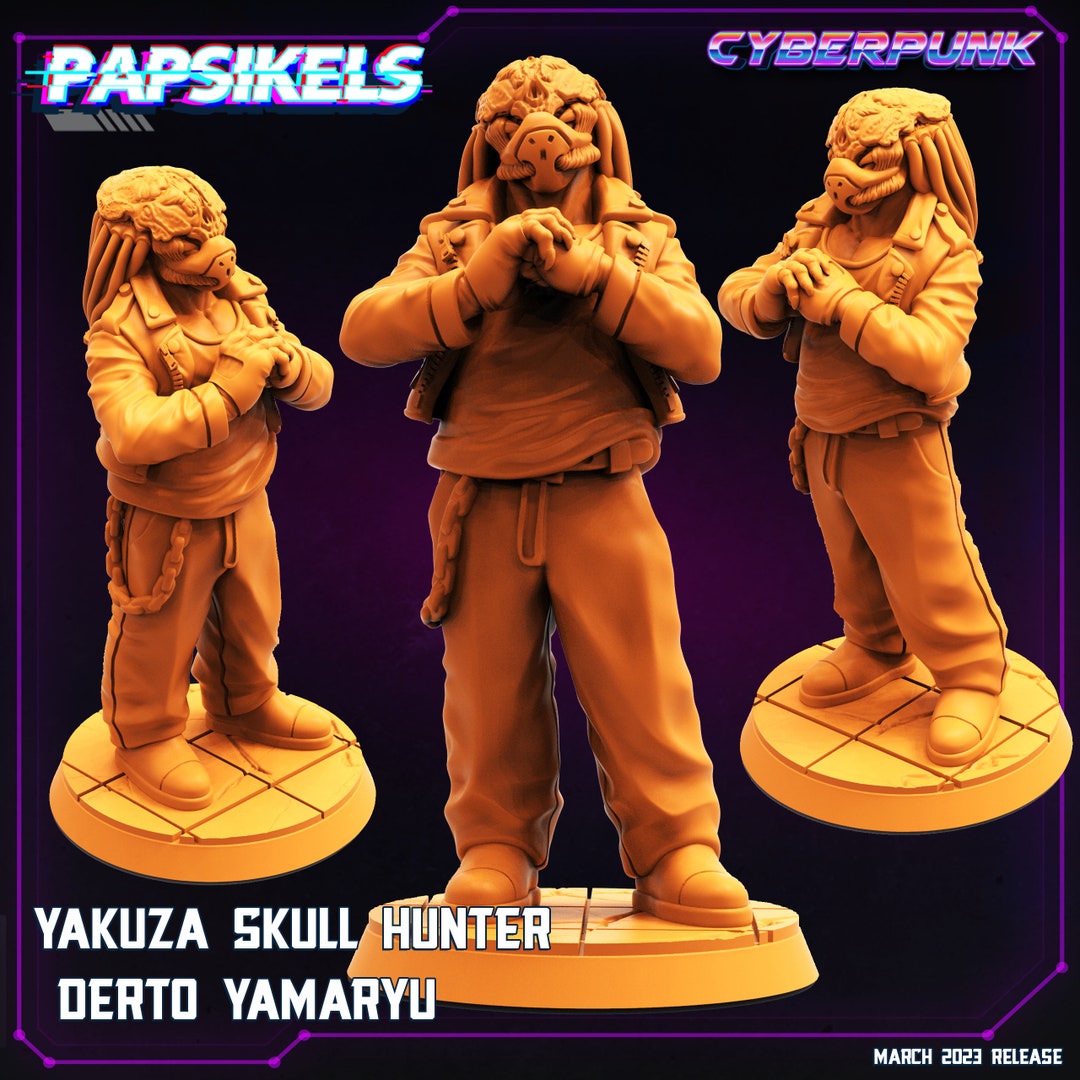 Yakuza Skull Hunter Derto Yamaryu by Papsikels Great for Cyberpunk ...