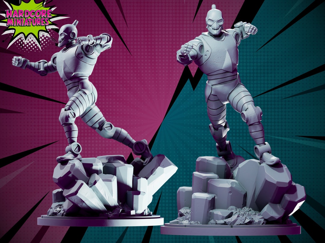 Bot by Hardcore Miniatures Great for Display, Superhero Rpgs, and Other ...