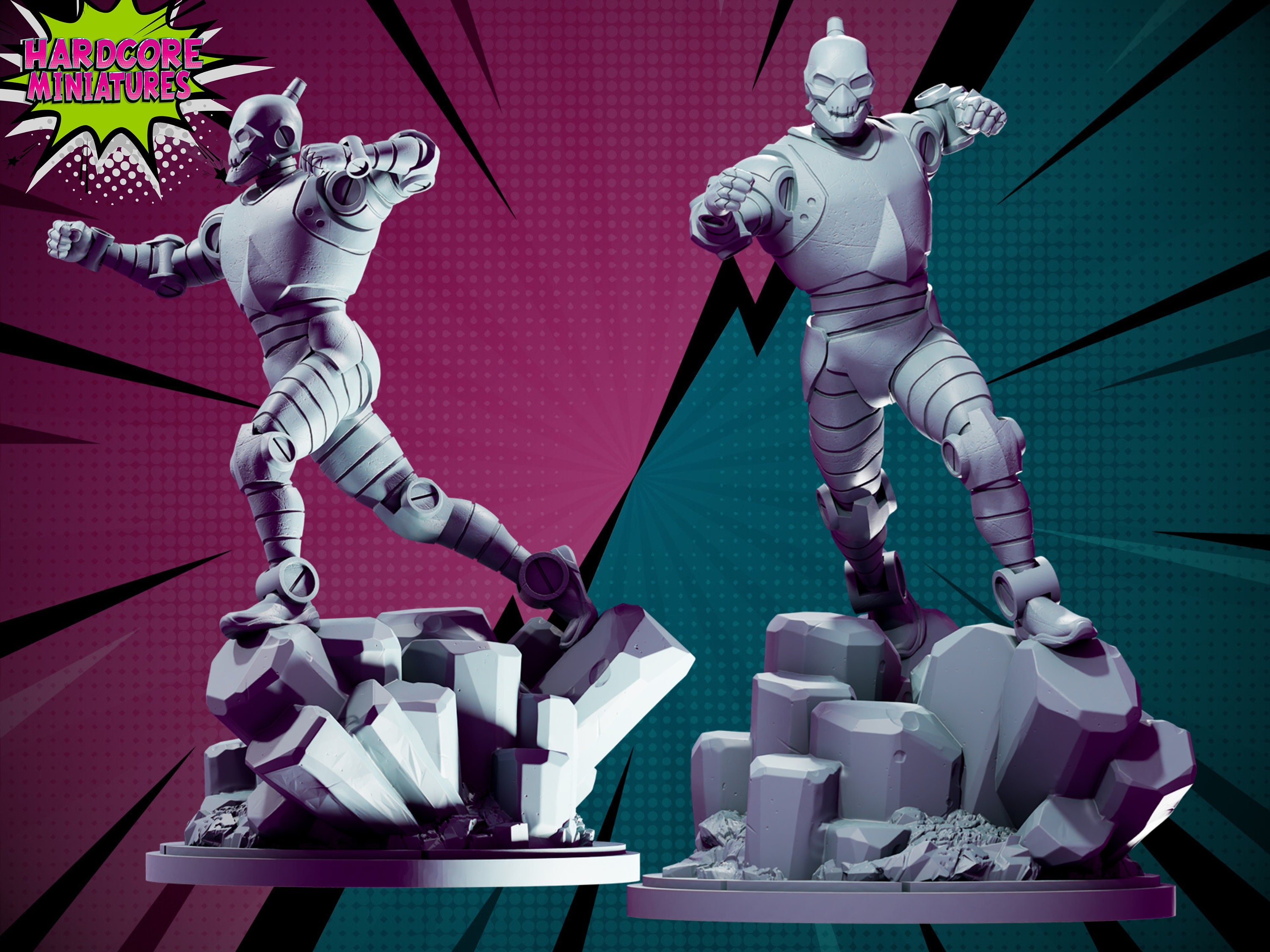 Bot by Hardcore Miniatures Great for Display, Superhero Rpgs, and Other ...