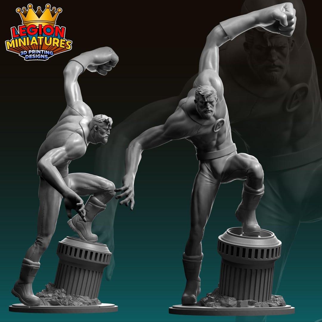 Rubber Man 40mm Scale on 35mm Base by Legion Miniatures Great for ...