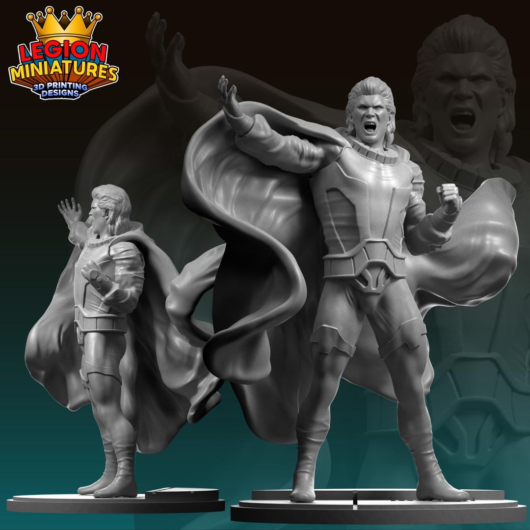Outcast 40mm Scale on 35mm Base by Legion Miniatures Great for Display ...