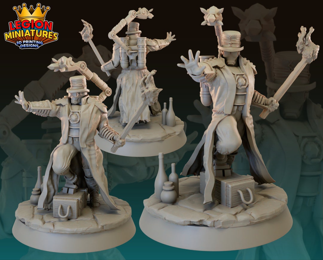 Iron Engineer by Legion Miniatures Great for Display, Superhero Rpgs ...