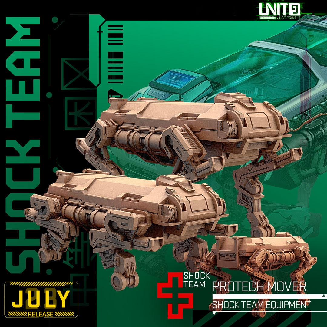 Protech Mover - Shock Team Equipment From Unit 9 Great for Cyberpunk ...