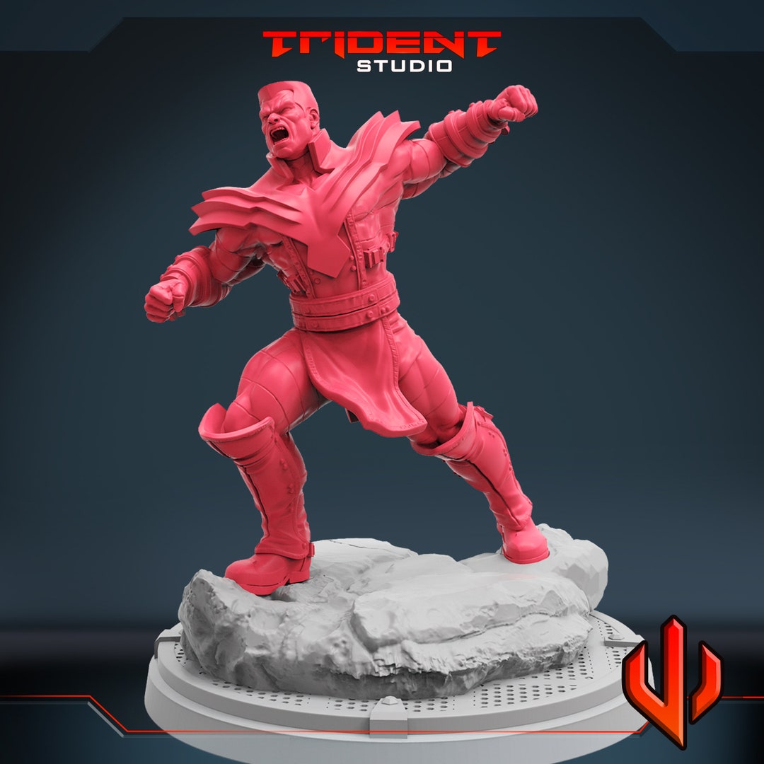Metal Muscle Man Pheonix by Trident Studios Great for Crisis Protocol ...