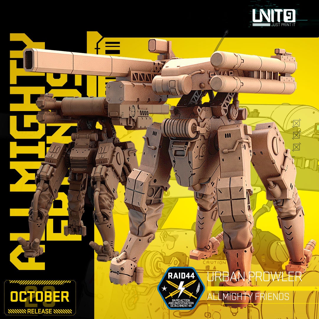 Urban Prowler - Raid 44 From Unit 9 Great for Cyberpunk, Human ...