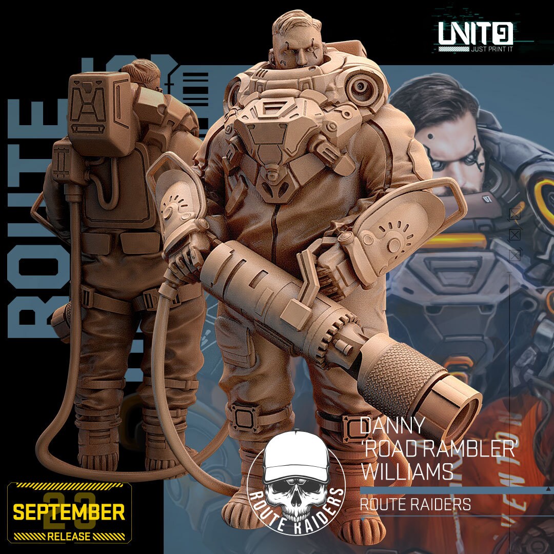Danny "road Rambler" Williams - Route Raiders From Unit 9 Great for ...