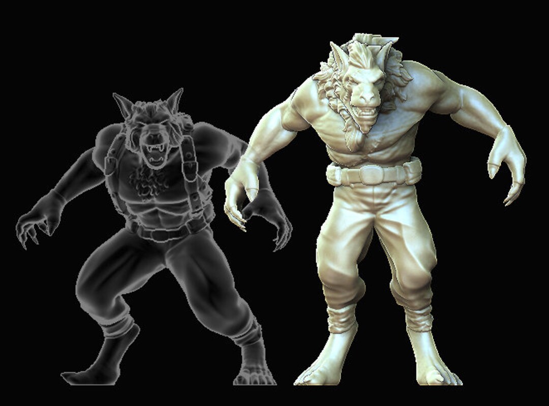 Werewolf Alpha by KLT Studio Great for Crisis Protocol, Superhero Rpgs ...