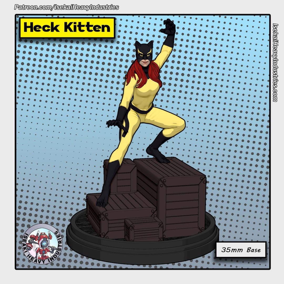Heck Kitten on 35mm Base by Isekai Heavy Industries Great for Crisis ...