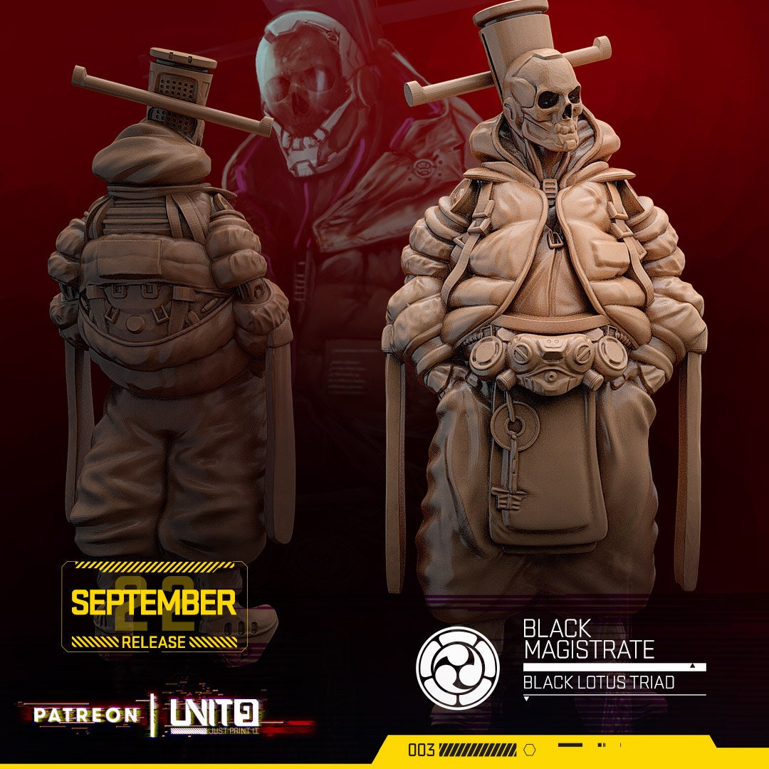 Black Magistrate - Black Lotus Triad From Unit 9 Great for Cyberpunk ...