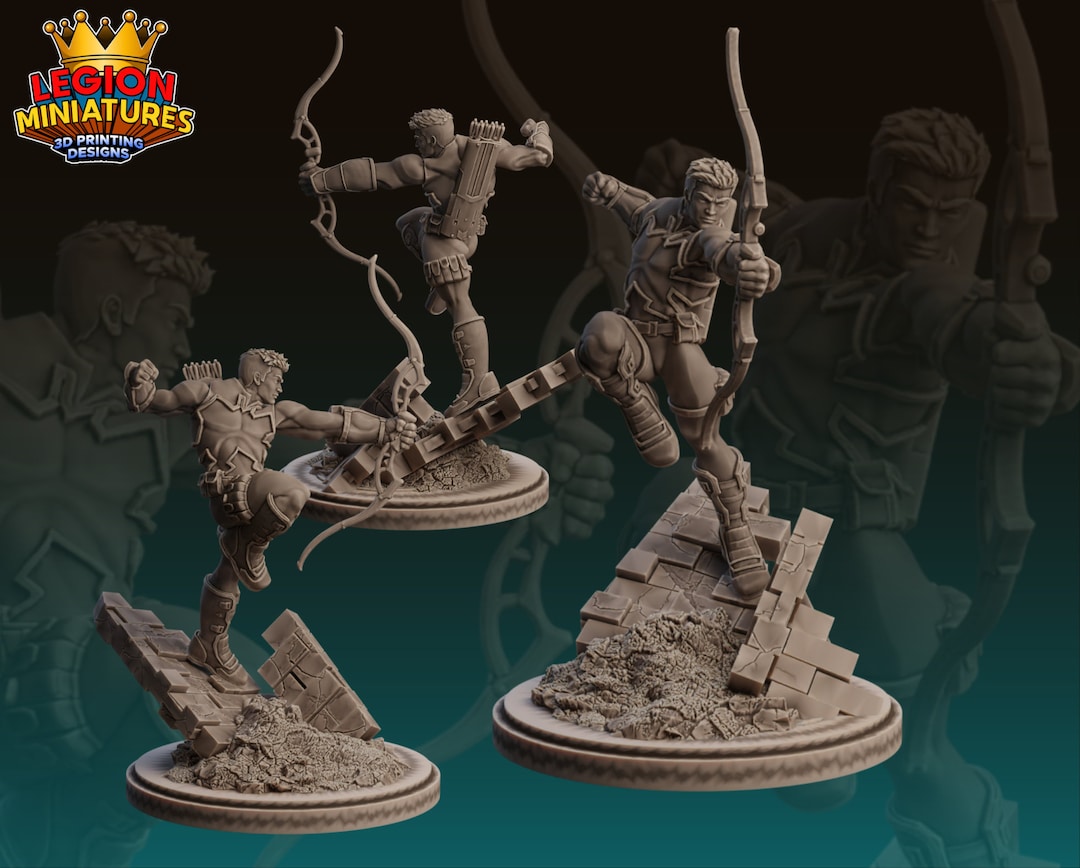 Quick Archer by Legion Miniatures Great for Display, Superhero Rpgs ...