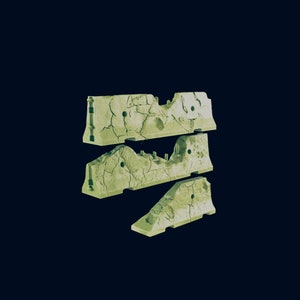 Jersey Barriers Set of Ten by EC3D Designs, Great for Cyberpunk ...