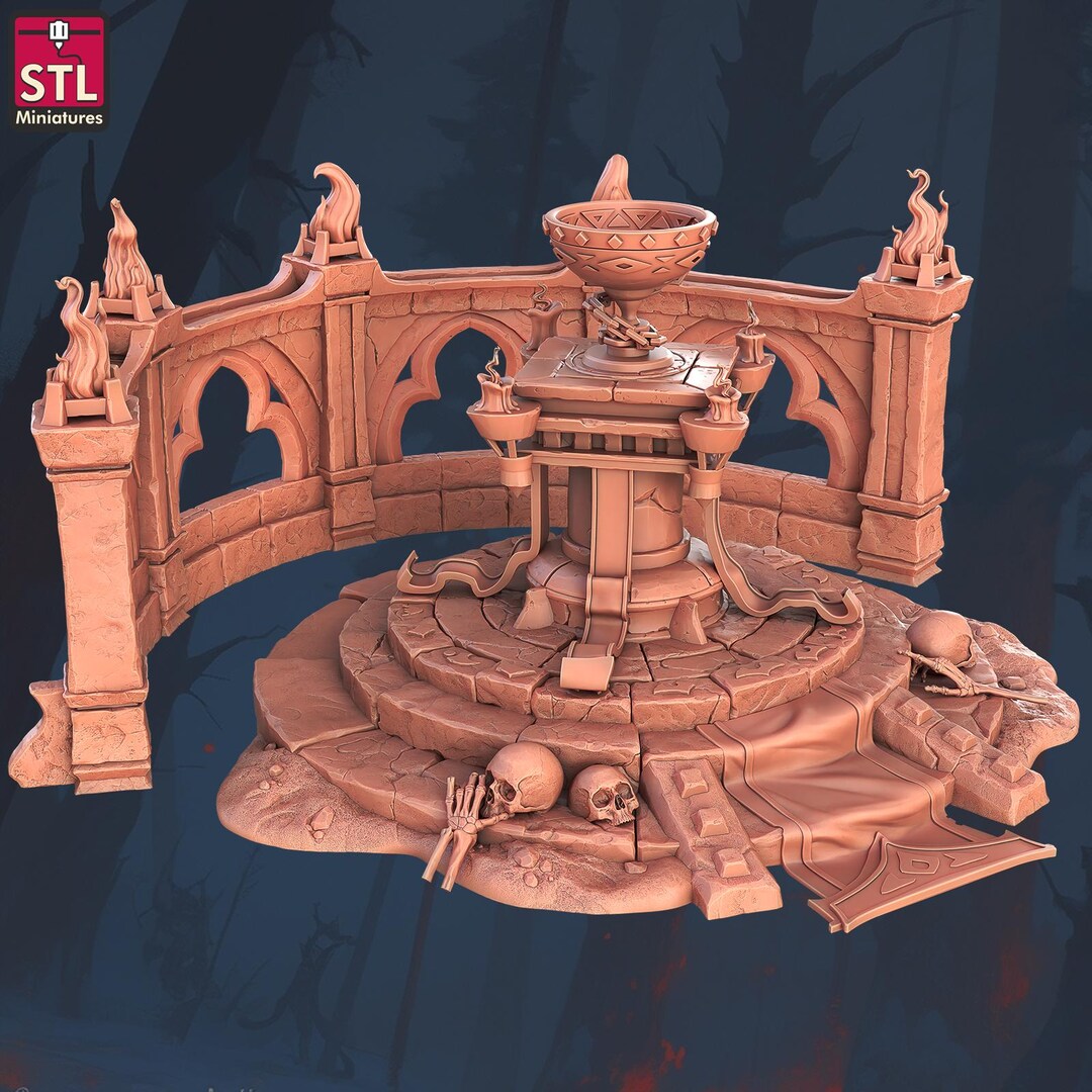 Tomb Treasure From STL Miniatures Great for D&D, Pathfinder, Torg, and ...