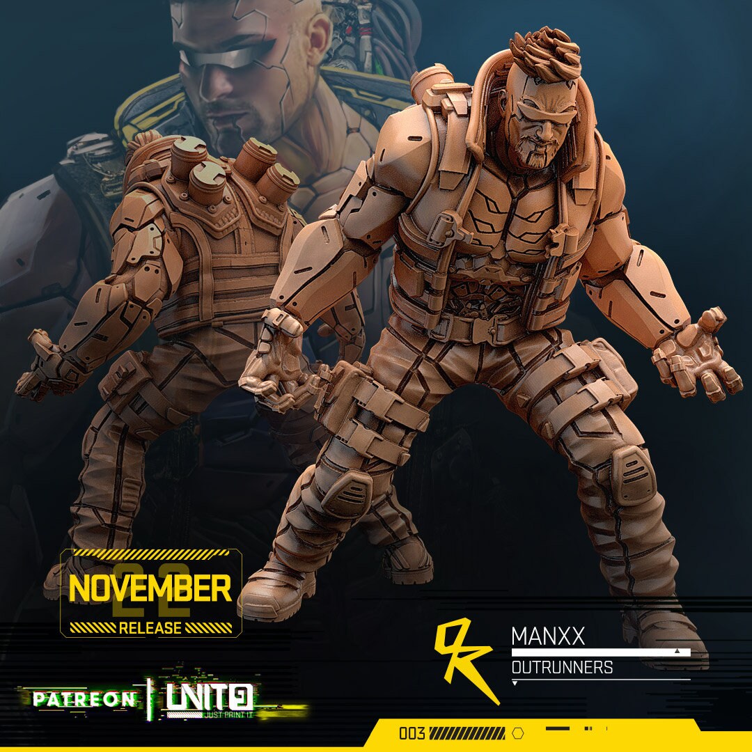Manxx - Outrunner From Unit 9 Great for Cyberpunk, Human Interface ...
