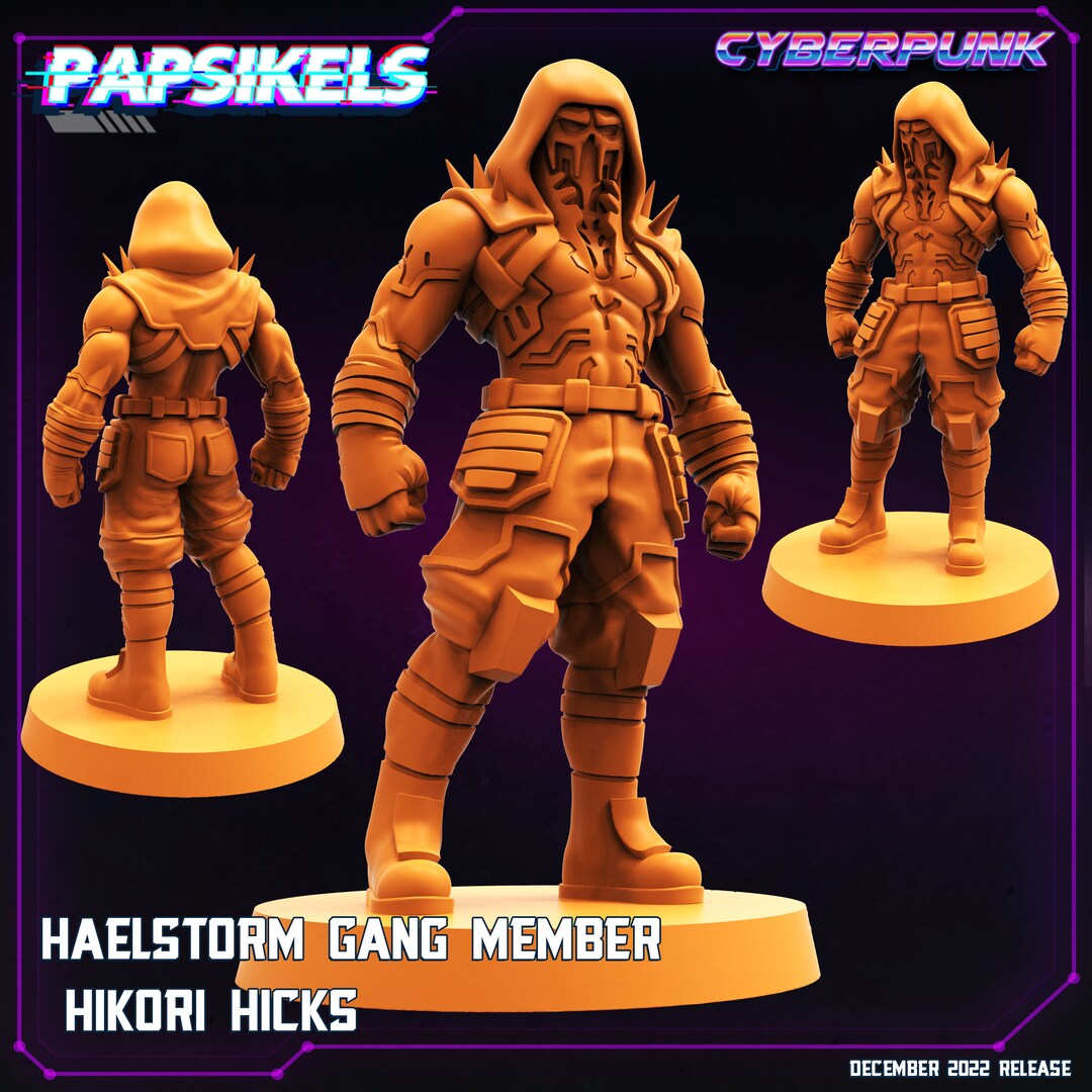 Haelstrom Gang Member Hikori Hicks by Papsikels Great for Cyberpunk ...