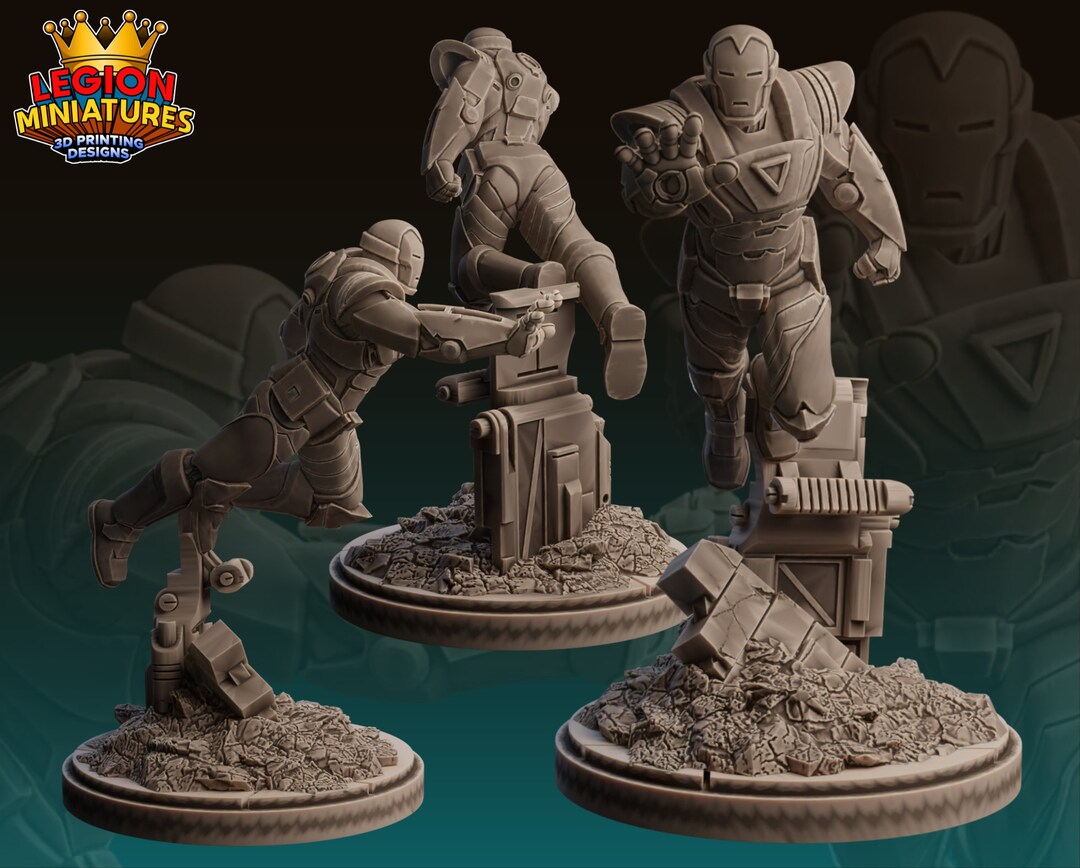 Tin Man by Legion Miniatures Great for Display, Superhero Rpgs, and ...