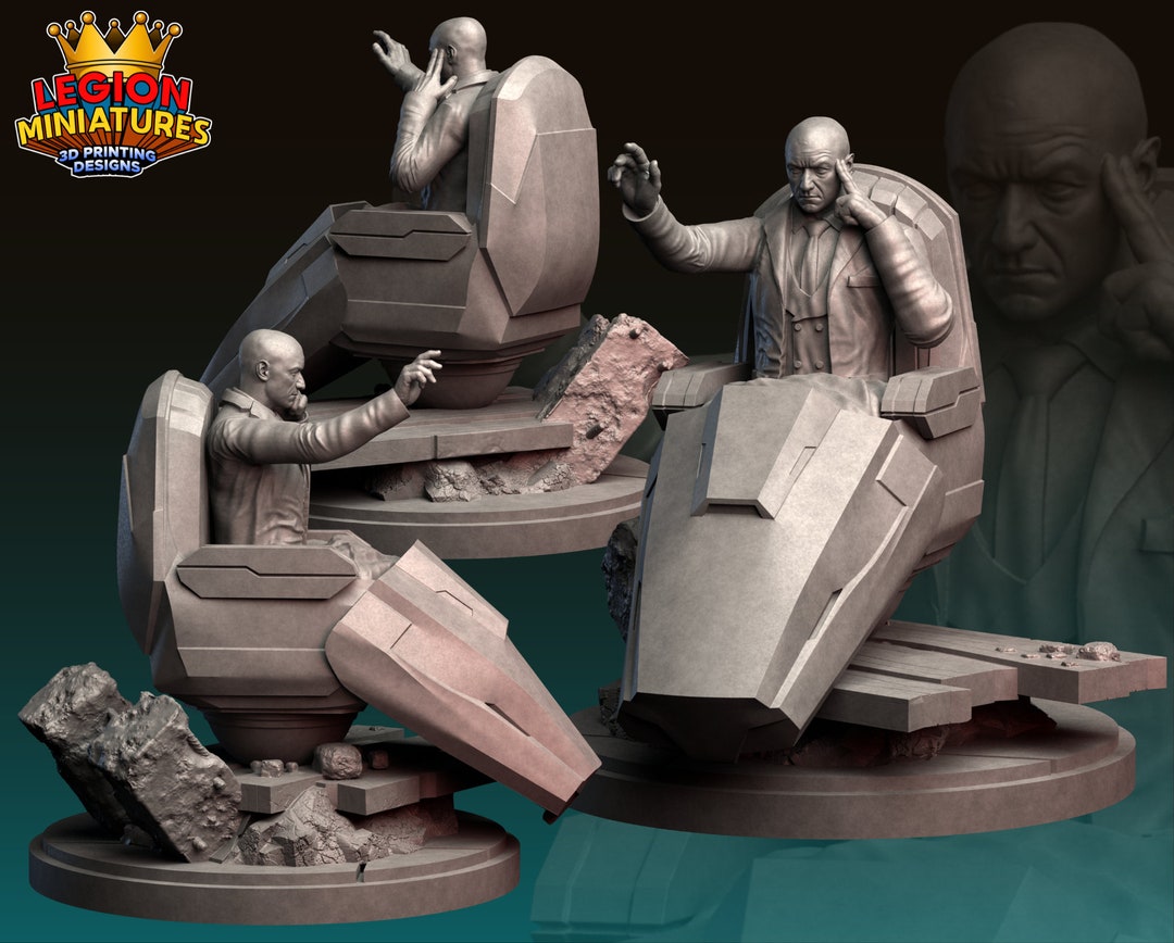 Hoverchair Man by Legion Miniatures Great for Display, Superhero Rpgs ...