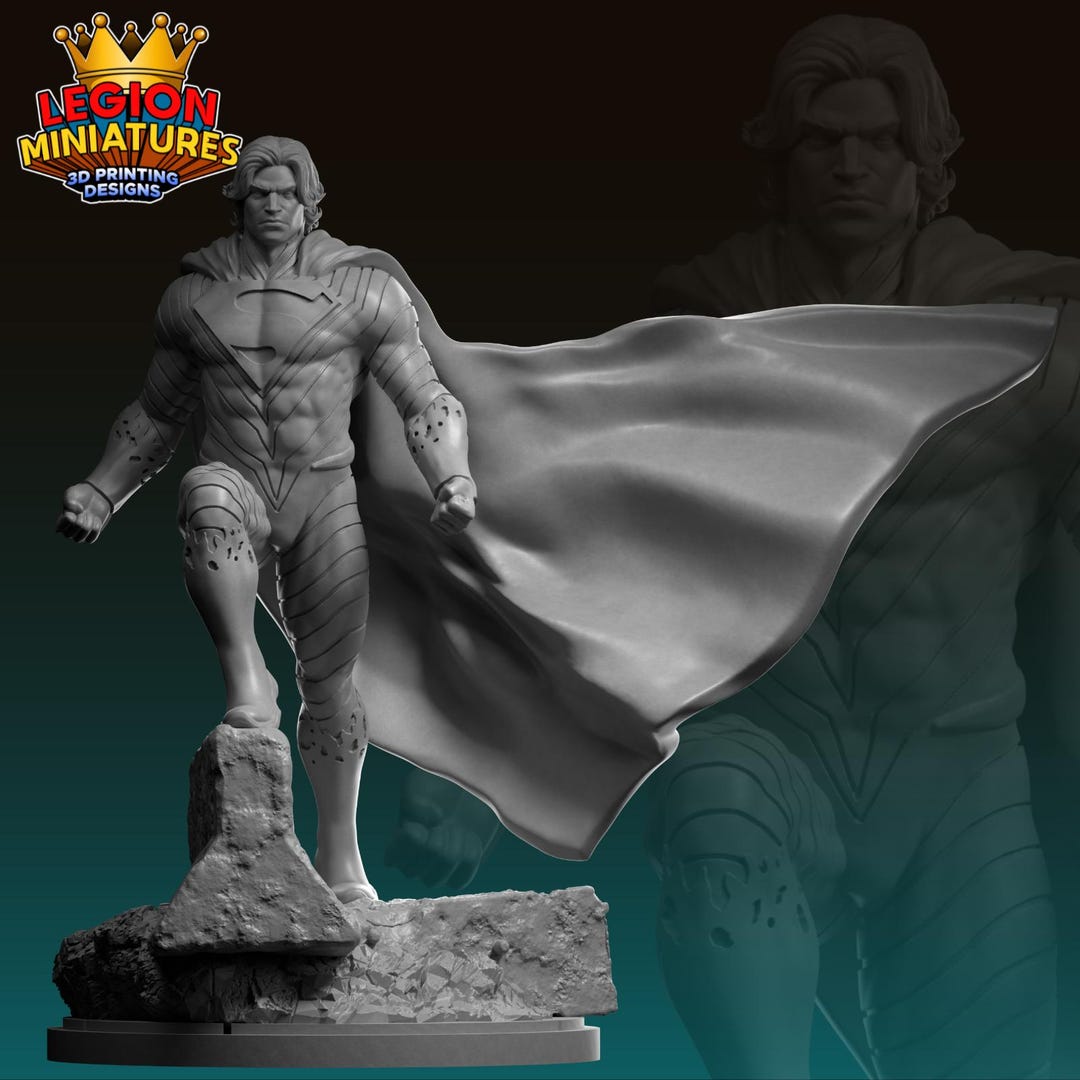 Absolute Strongman 40mm Scale on 35mm Base by Legion Miniatures Great for Display, Superhero ...