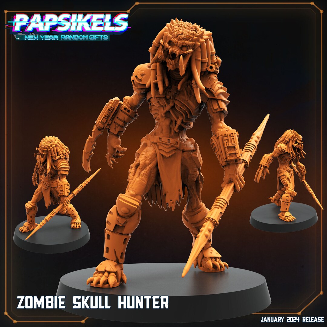 Zombie Skull Hunter by Papsikels Great for Cyberpunk,shadowrun, and ...