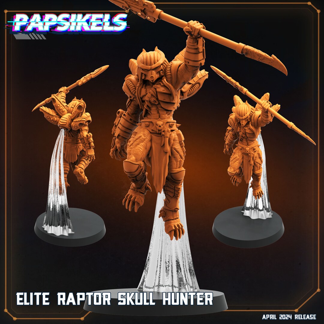 Elite Raptor Skull Hunter by Papsikels Great for Cyberpunk,shadowrun ...