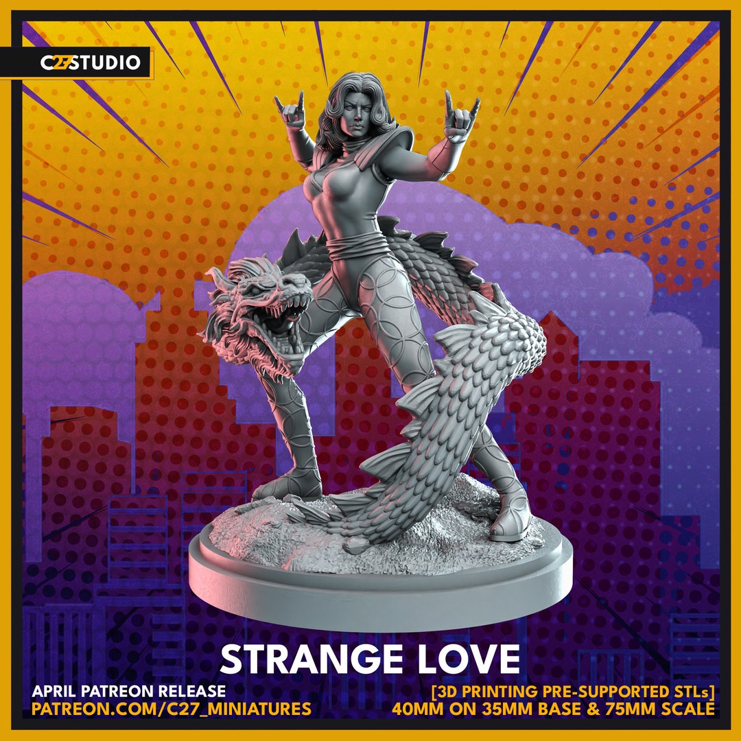 Strange Love By C27 Miniatures Great For Crisis Protocol Etsy