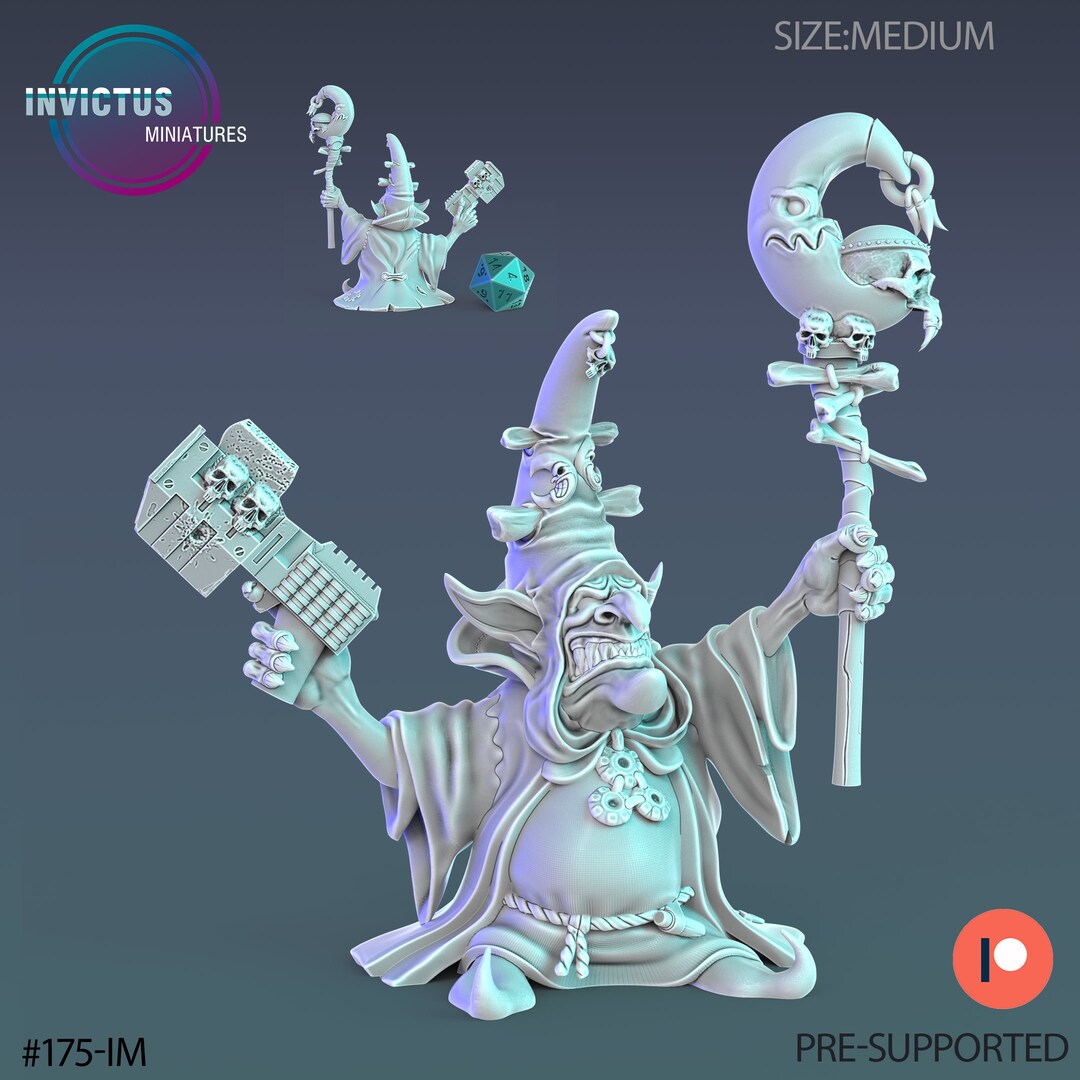 Space Goblin Shaman From Space Horde by Invictus Miniatures Great for ...