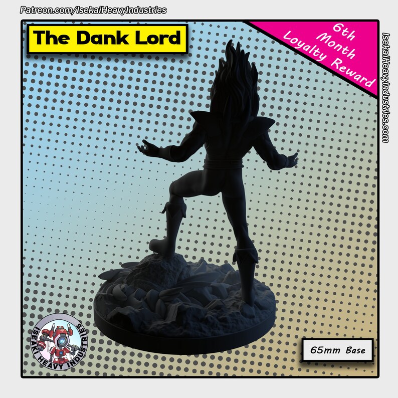 The Dank Lord on 65mm Base by Isekai Heavy Industries Great for Crisis ...