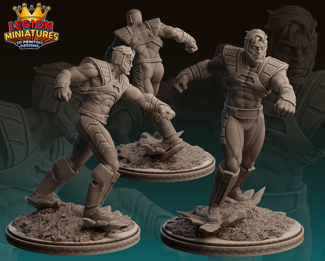 Atlas on 50mm Base by Legion Miniatures Great for Display, Superhero ...