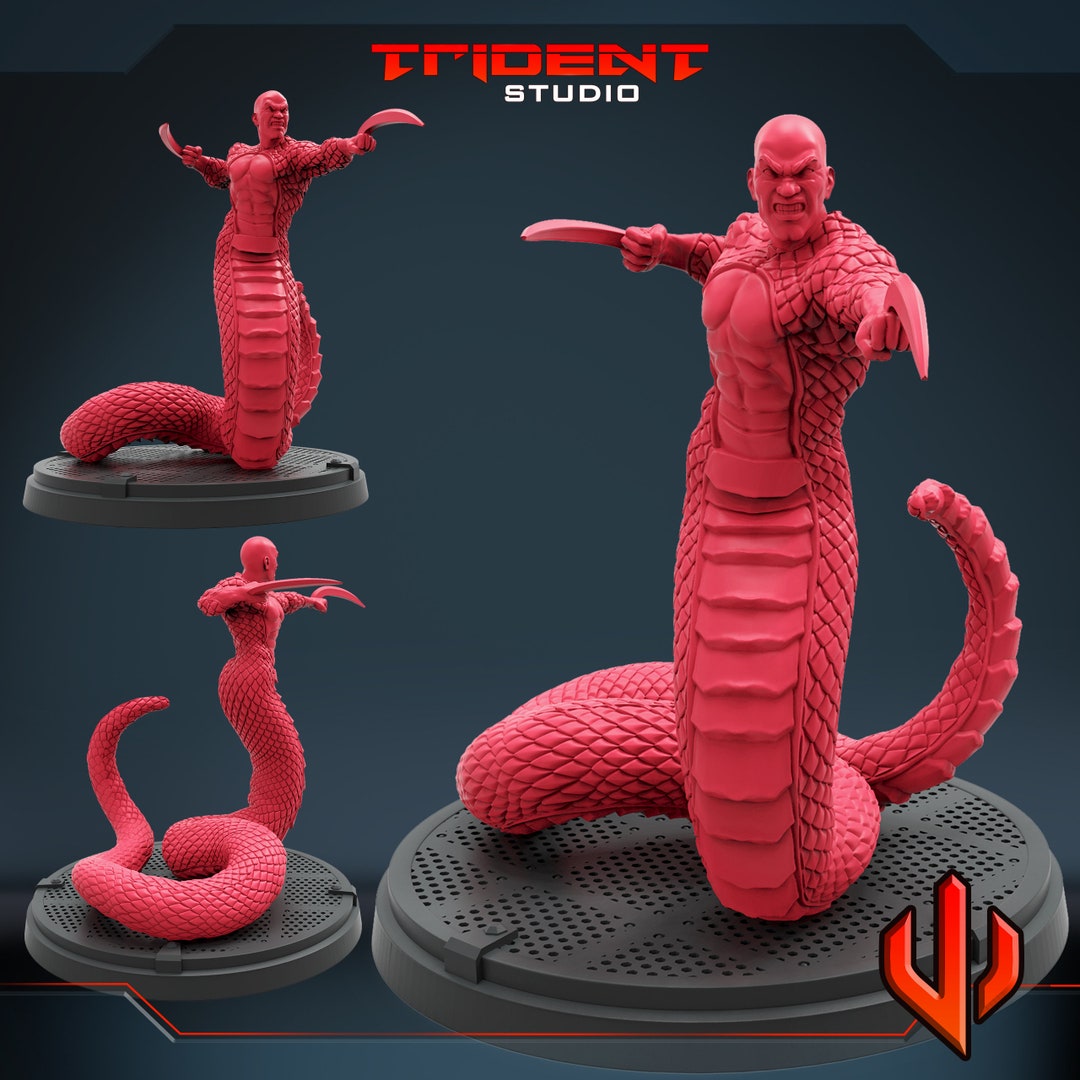 Serpent Society Bushmaster by Trident Studios Great for Crisis Protocol ...