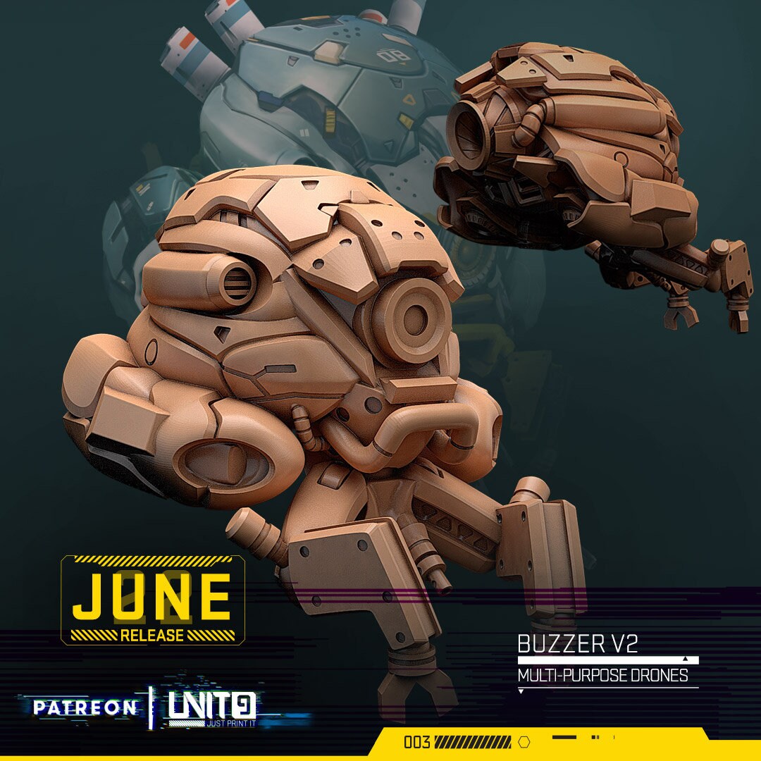 Buzzer - Multi-purpose Drones From Unit 9 Great for Cyberpunk, Human ...