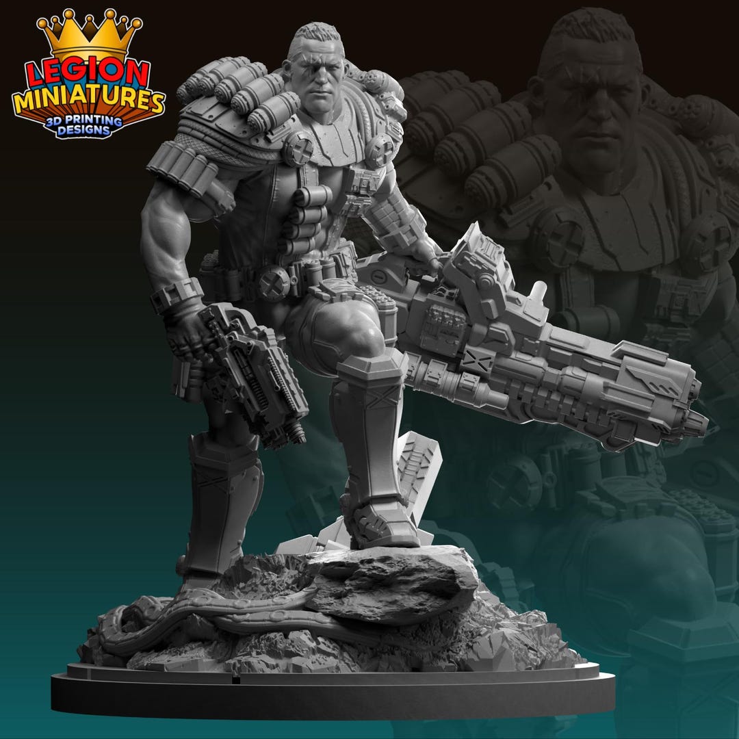Future Man by Legion Miniatures Great for Display, Superhero Rpgs, and ...