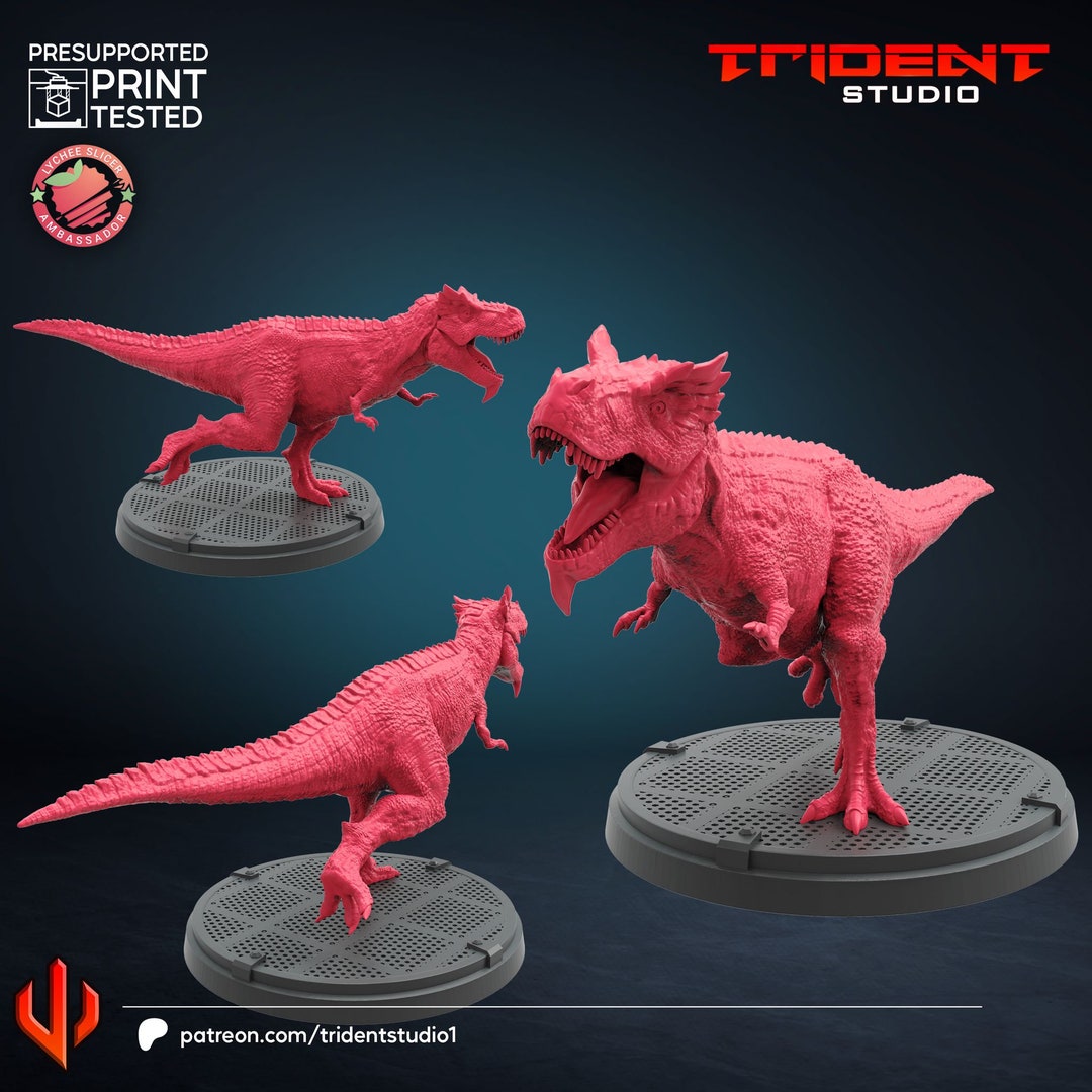 Evil Dino From Trident Studios Great for Crisis Protocol, Superhero ...