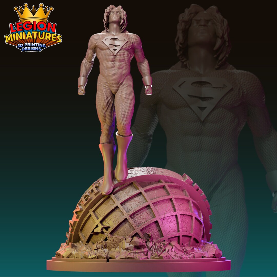 Strongman Ebony by Legion Miniatures Great for Display, Superhero Rpgs ...