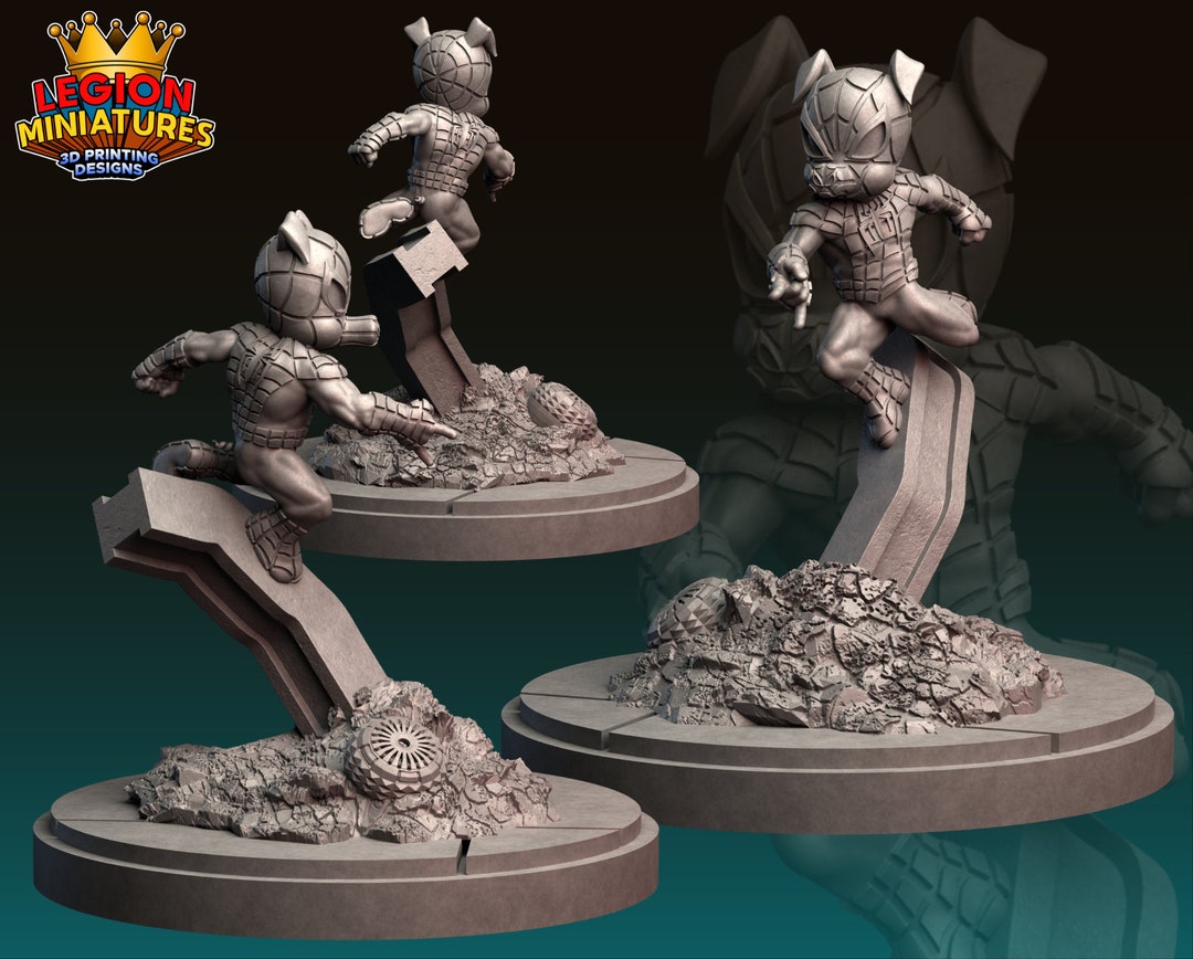 Spider Pork by Legion Miniatures Great for Display, Superhero Rpgs, and ...