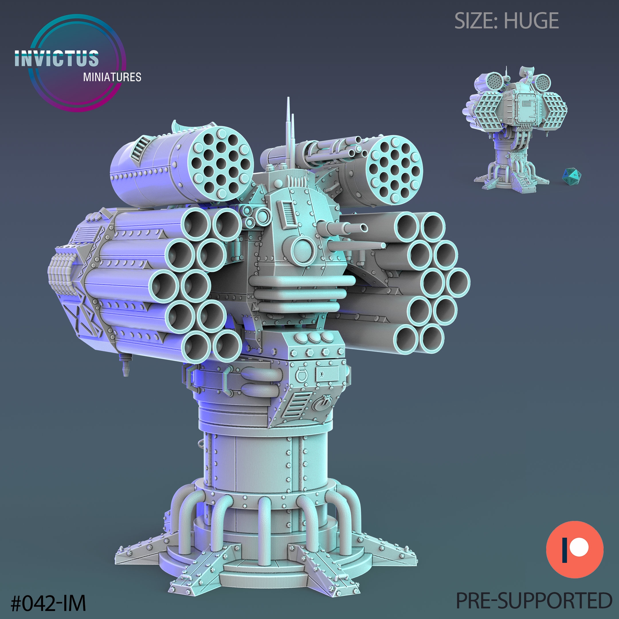 Stationary Rocket Launcher by Invictus Miniatures Great for - Etsy