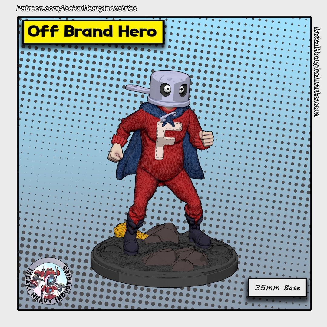 Off Brand Hero by Isekai Heavy Industries Great for Crisis Protocol ...