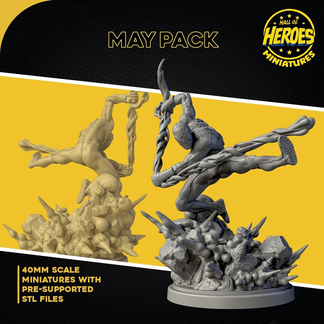 Neighborhood Hero 40mm Scale on 35mm Base by Hall of Heroes, Great for ...