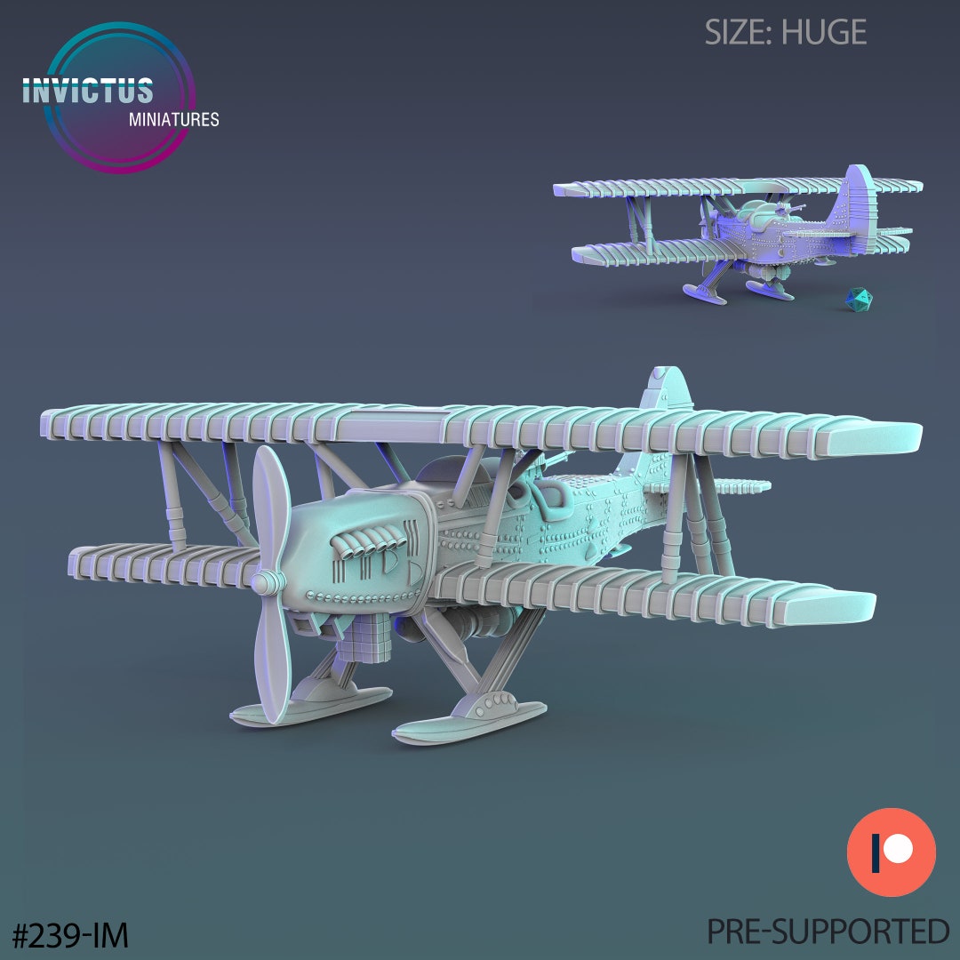 Old Airplane Plague Wars by Invictus Miniatures Great for Cyberpunk ...