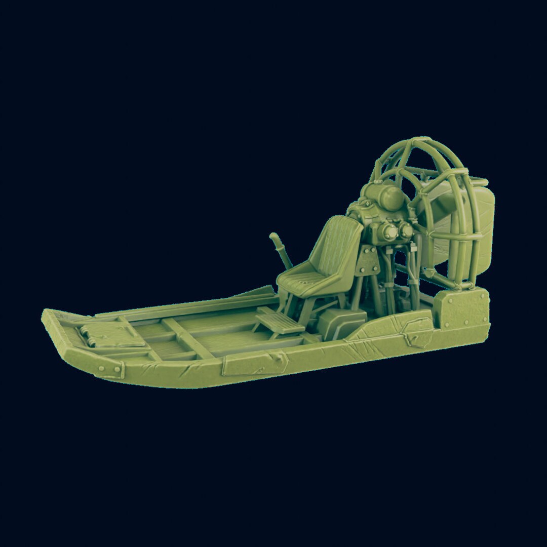 Airboat by EC3D Designs, Great for Cyberpunk,shadowrun, Stargrave ...