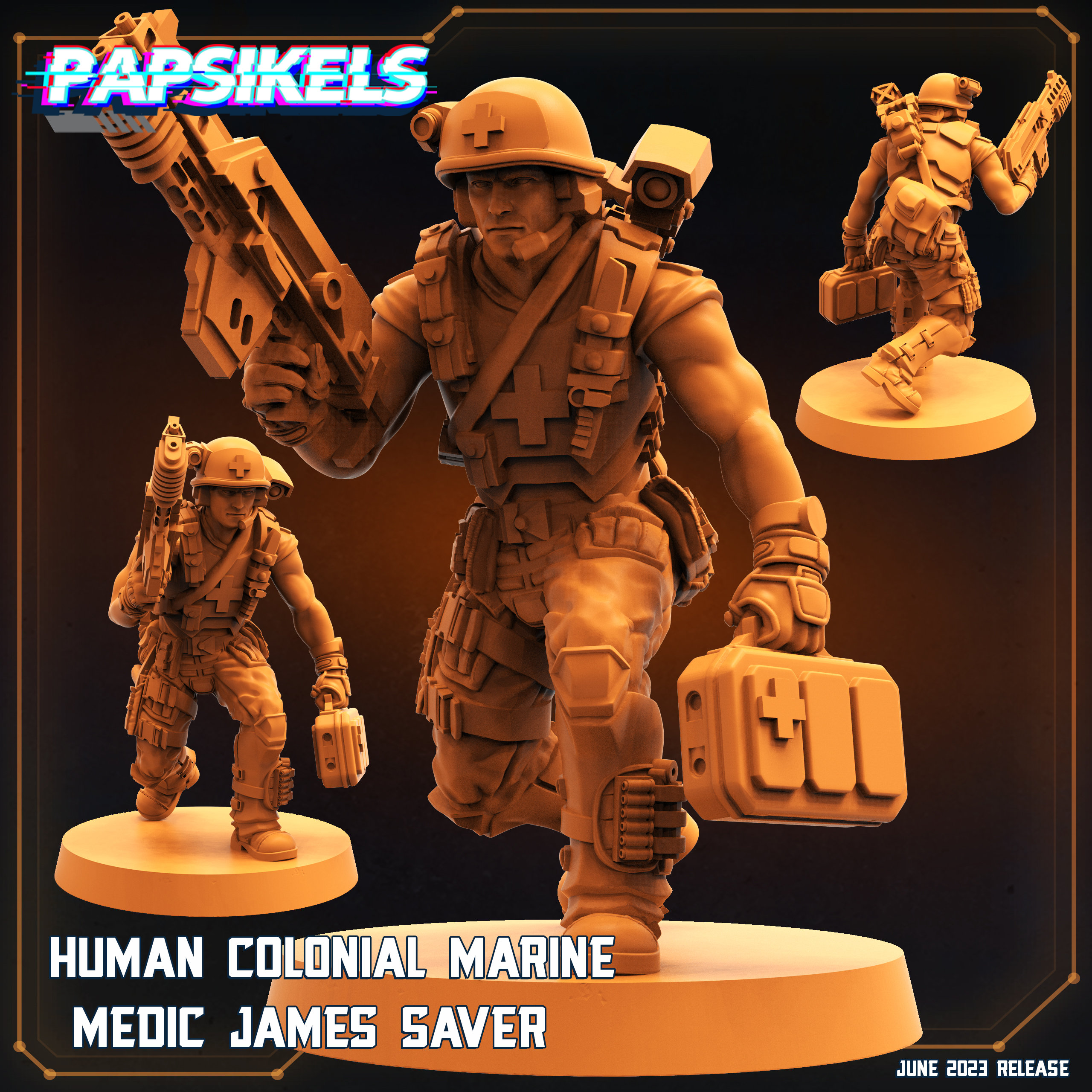 Human Colonial Marine Medic James Saver by Papsikels Great for ...