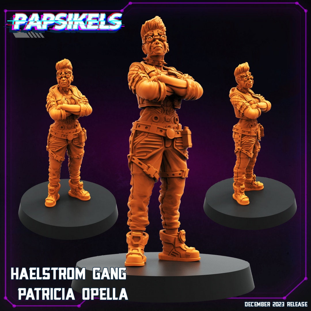 Patricia Opella Haelstrom Gang de Papsikels Ideal para Cyberpunk ...