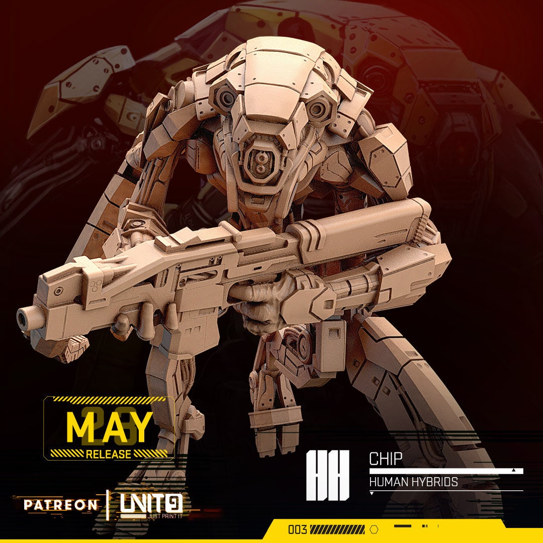 Chip - Human Hybrids From Unit 9 Great for Cyberpunk, Human Interface ...