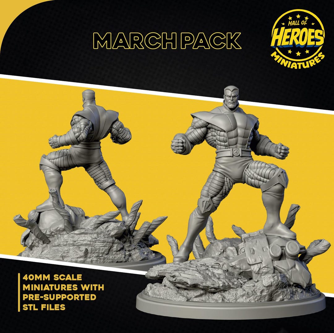 The Titan of Steel 40mm Scale on 50mm Base by Hall of Heroes Miniatures ...