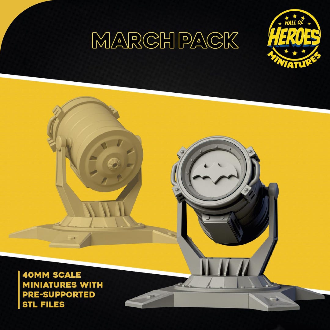 Dark Light 40mm Scale by Hall of Heroes Miniatures Great for Crisis ...