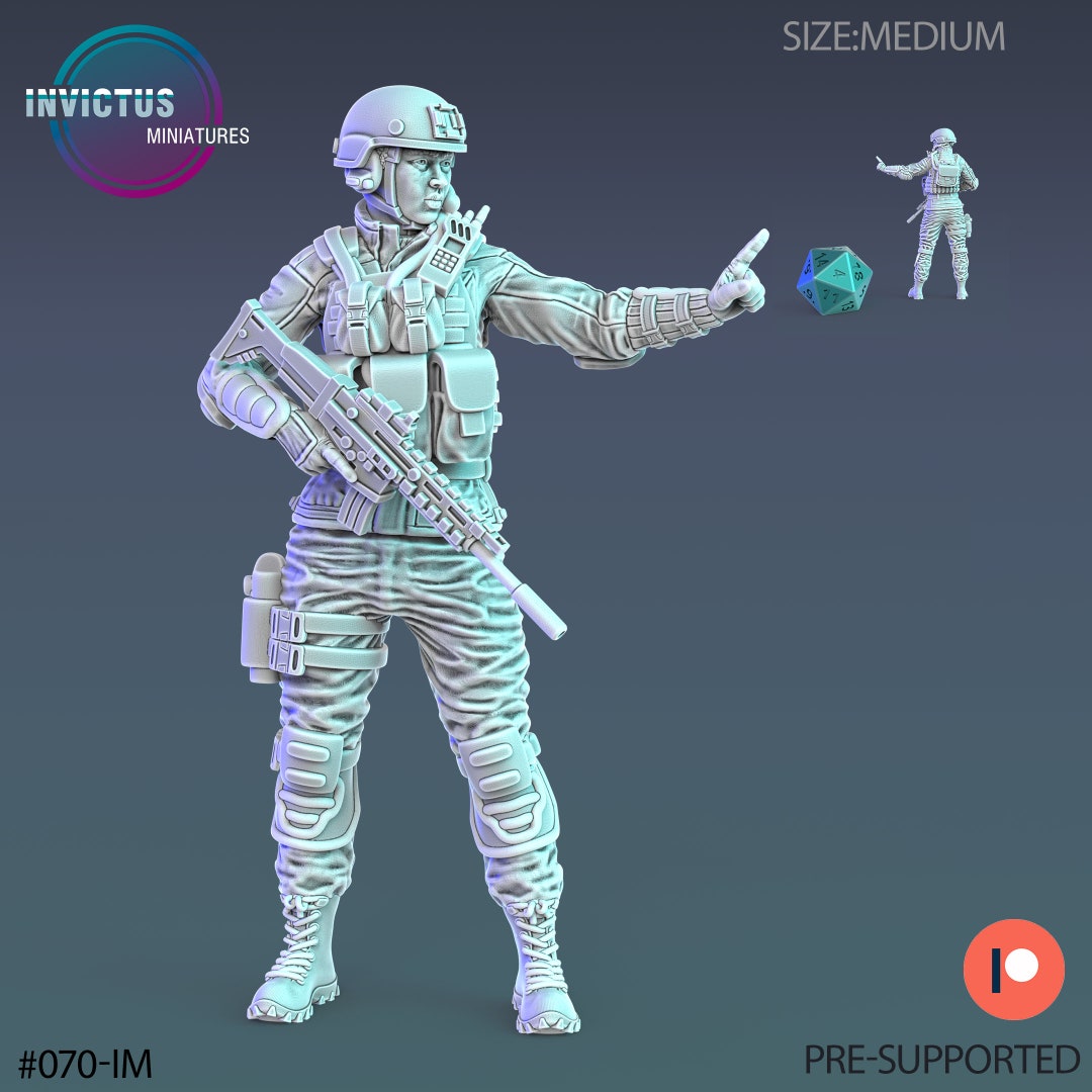 Soldier Squad Operator - Jungle Assault by Invictus Miniatures Great ...