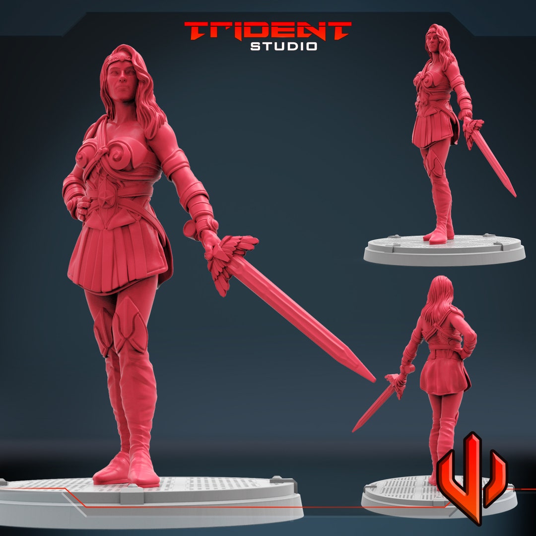 Queen Blade by Trident Studios Great for Crisis Protocol, Superhero ...