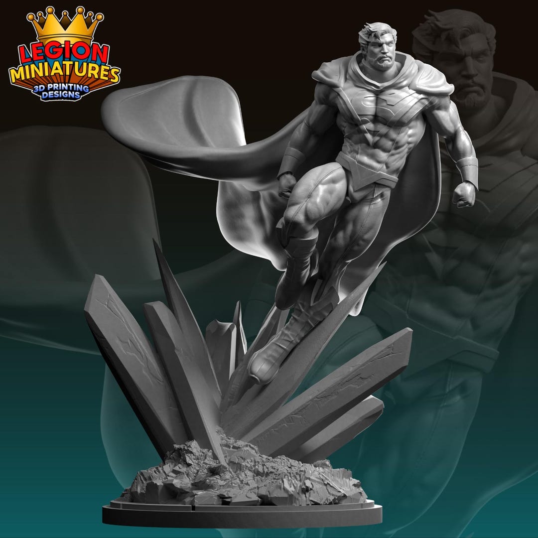 Alt Dimension Strong Dude 40mm Scale on 35mm Base by Legion Miniatures ...