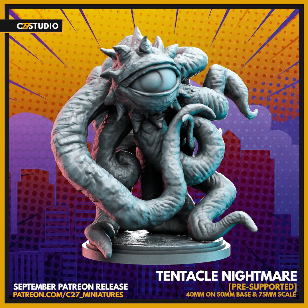 Tentacle Nightmare by C27 Miniatures Great for Crisis Protocol ...