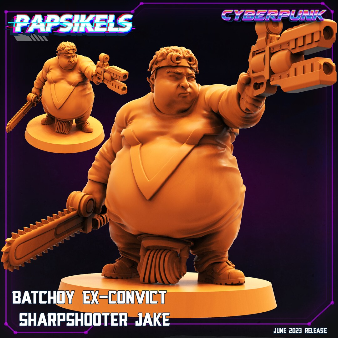 Batchoy Ex-convict Sharpshooter Jake by Papsikels Great for Cyberpunk ...