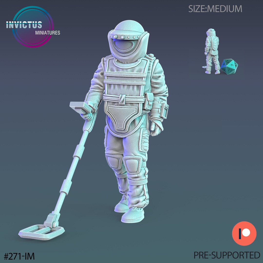 Fallout Scientist Land of Madness by Invictus Miniatures Great for ...